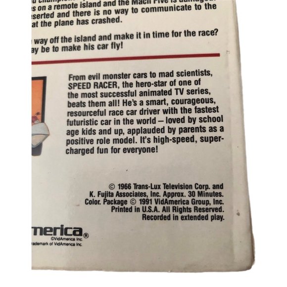 No brand / Not sure | Media | Speed Racer The Car Destroyer Vhs 991 Vidamerica | Poshmark